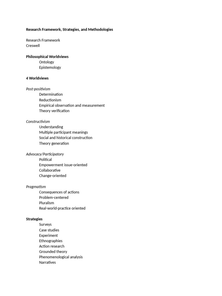 Research Framework | PDF | Student's T Test | Scientific Method