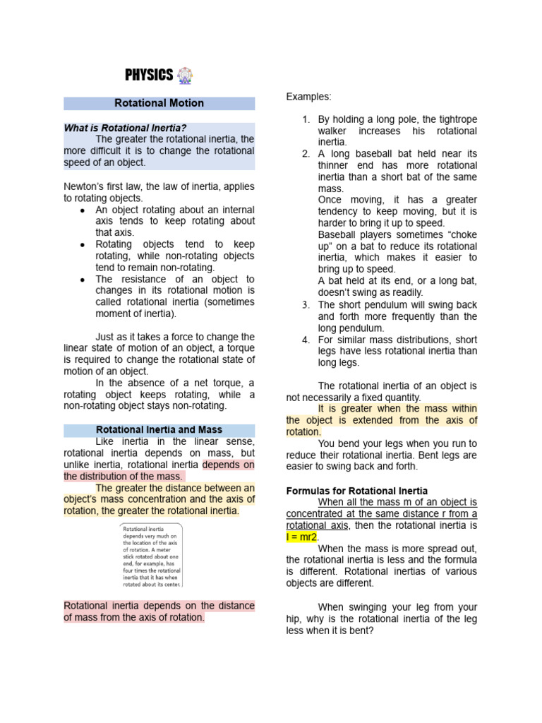 Physics | PDF | Rotation Around A Fixed Axis | Tide
