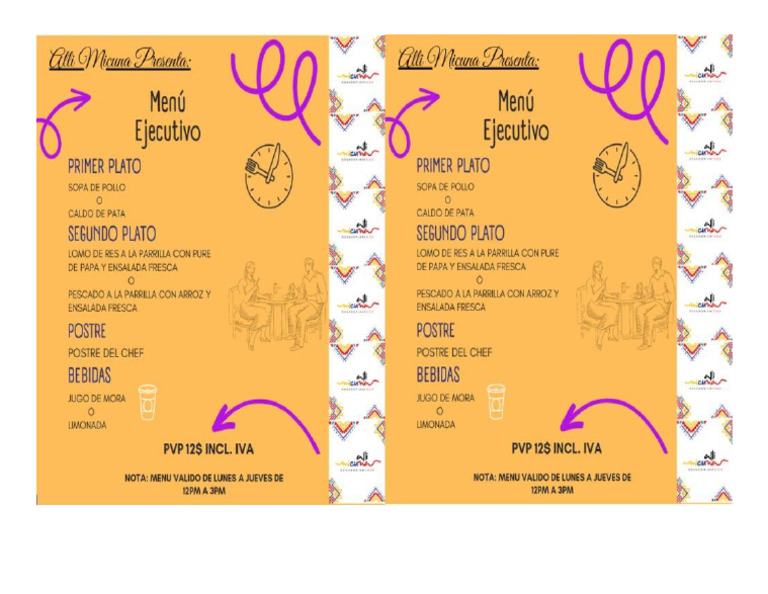 Menu Diario | PDF