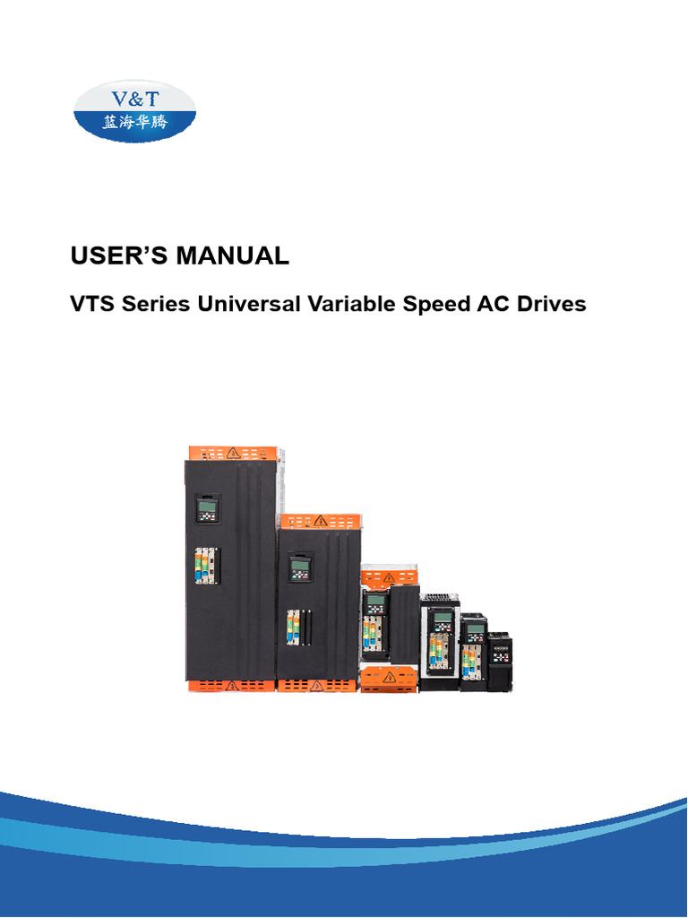 VTS Series - User Manual VTS Series Universal Variable Speed AC Drives | PDF | Electric Motor ...