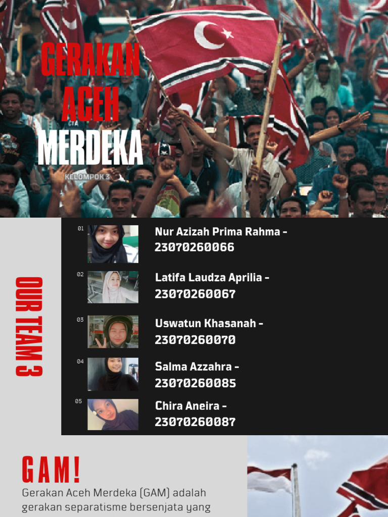 Sejarah Gerakan Aceh Merdeka (GAM) | PDF