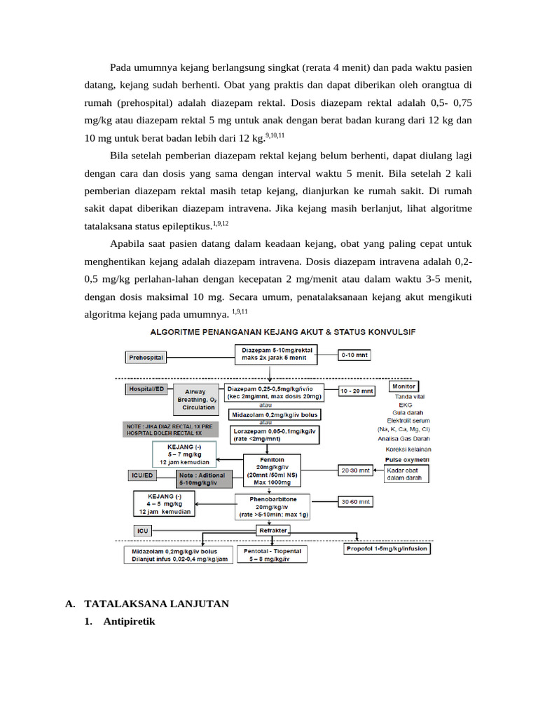 Tatalaksana Kejang Demam | PDF | Sains & Matematika