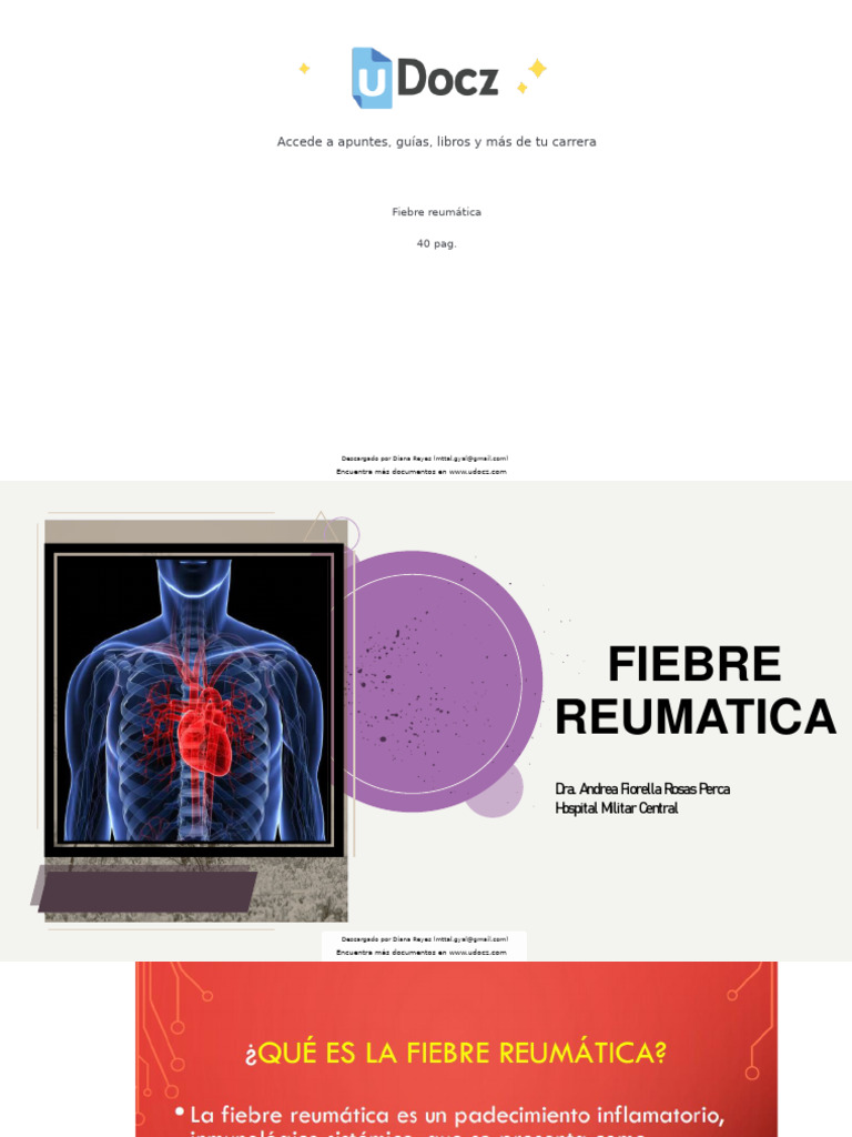 Fiebre Reumatica 1 728153 Downloadable 4095567 | PDF | Especialidades ...