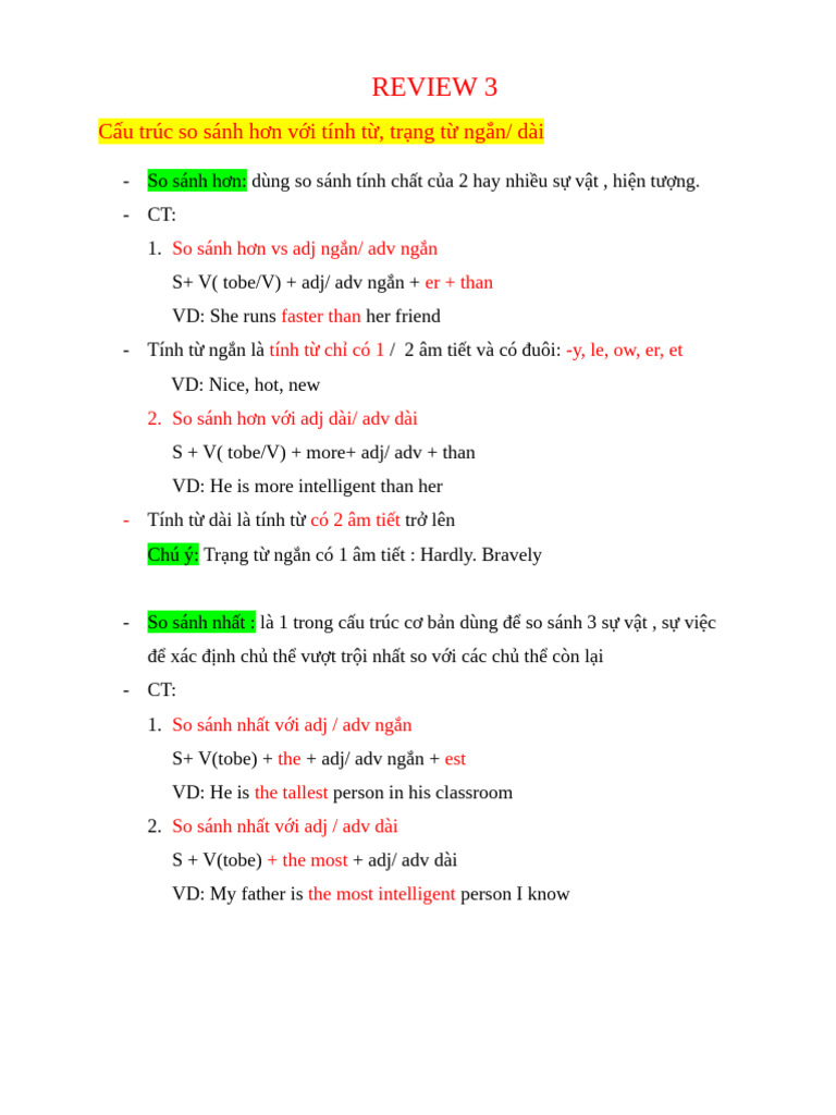 Ôn tập NTT 3 | PDF | Vietnam