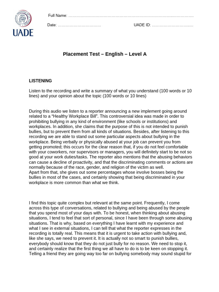 Healthy Workplace Bill and Bullying Insights | PDF | Bullying | Injustice