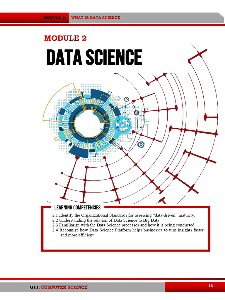 Module for Data Science | PDF | Big Data | Analytics