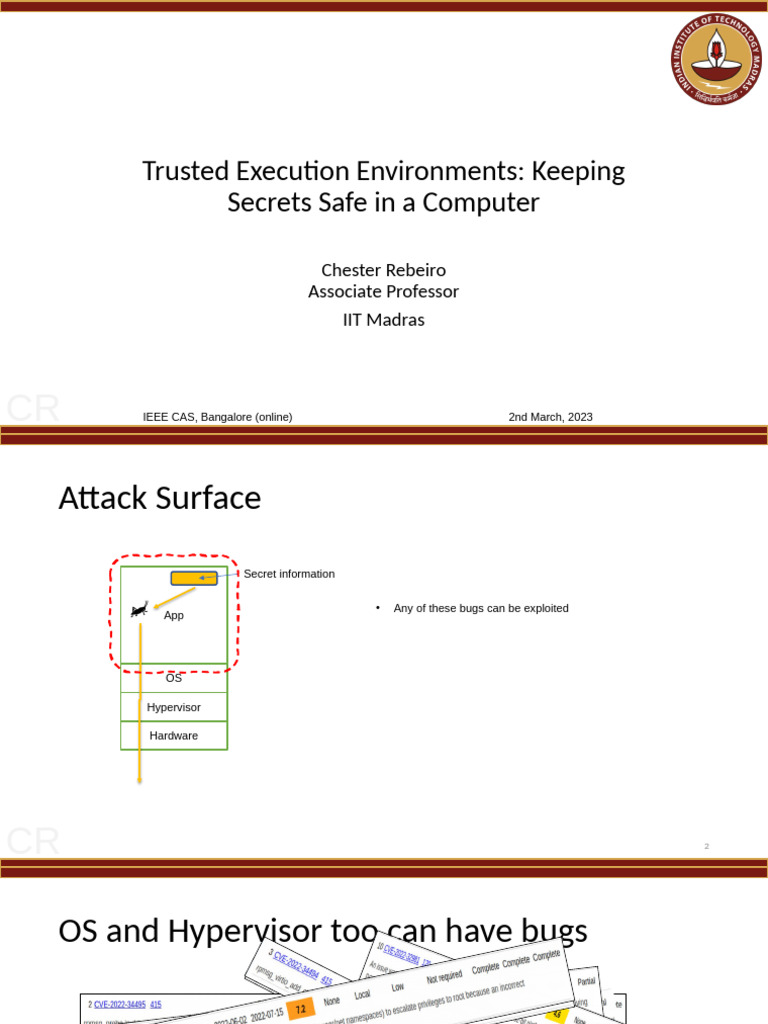 06A Trusted Execution | PDF | Operating System | Central Processing Unit