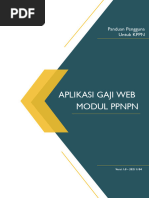 Aplikasi Gaji Web Modul PPNPN | PDF