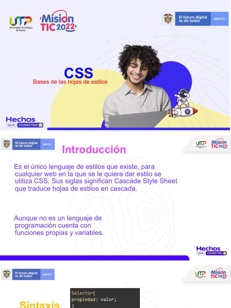 Fundamentos de CSS: Selectores y Estilos | PDF | Red mundial | Internet y web