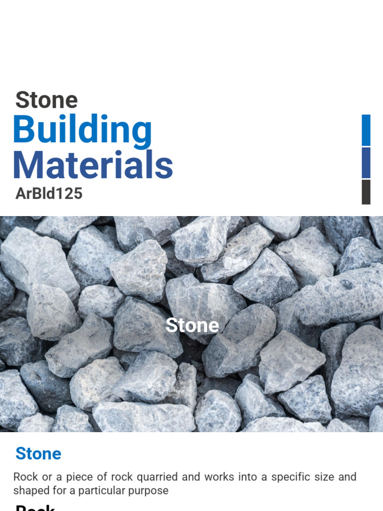 03 Building Stone | PDF | Rock (Geology) | Limestone