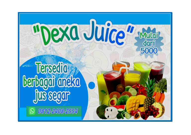 BANNER DEXA JUICE 85 X 120 CM | PDF