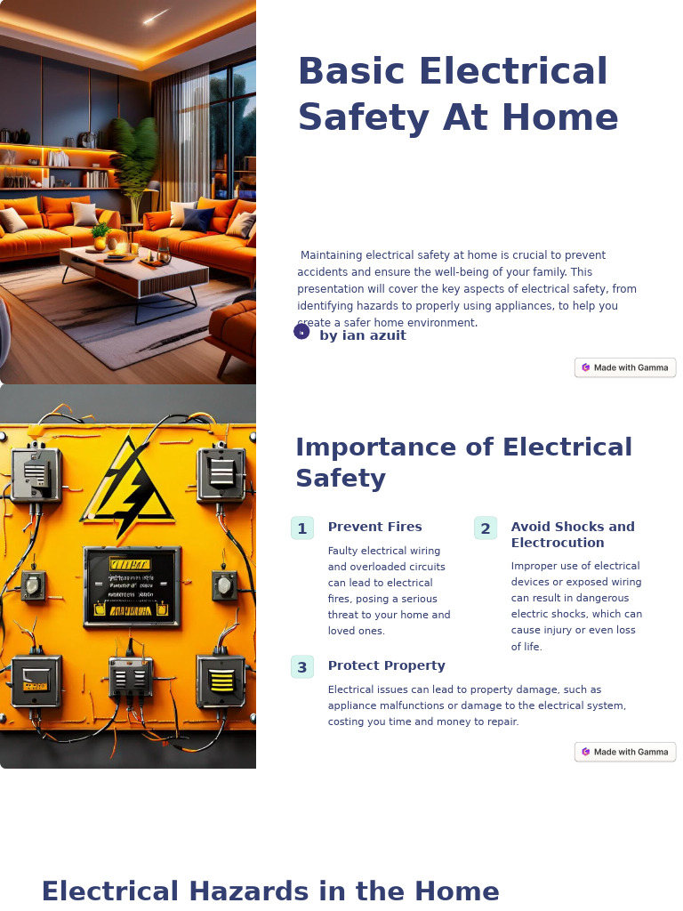 Home Electrical Safety Essentials | PDF | Power Engineering ...
