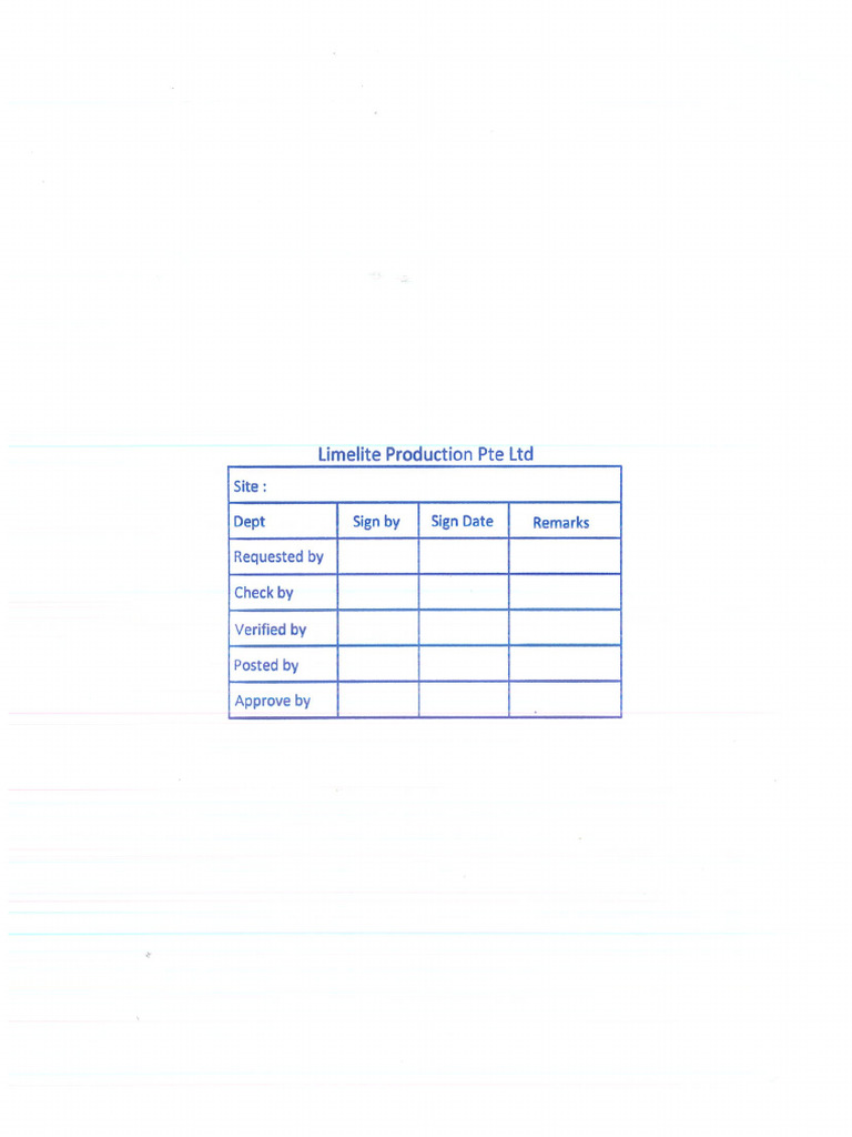 Construction Chop - Order Sample | PDF