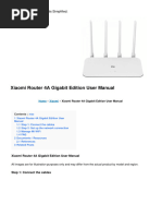 Xiaomi AC1200 Router Setup Guide | PDF | Computer Network | Wi Fi