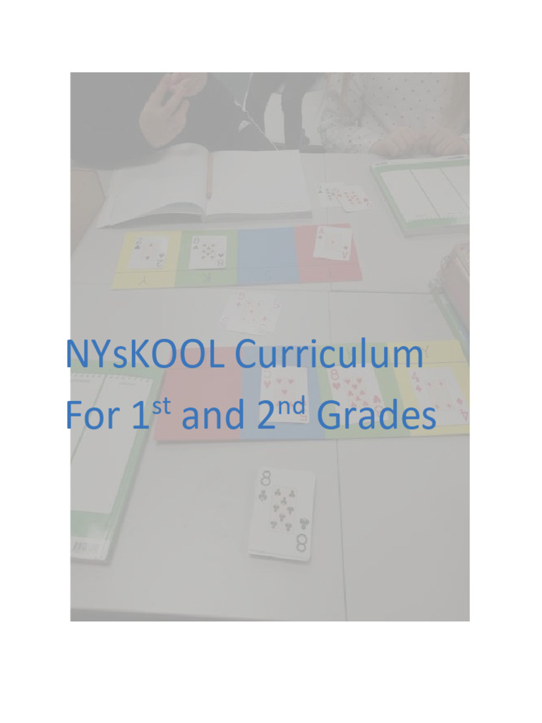 NYsKOOL Curriculum For Grades 1-2 | PDF | Educational Assessment | Learning