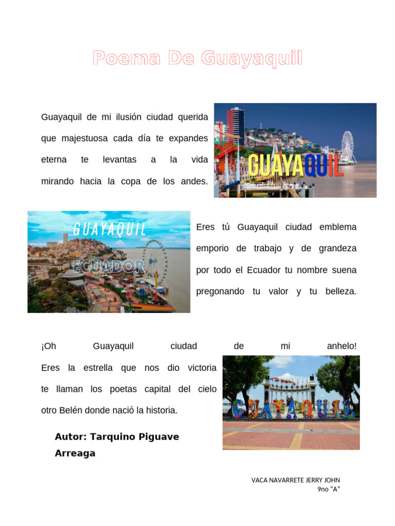 Poema de Guayaquil | PDF