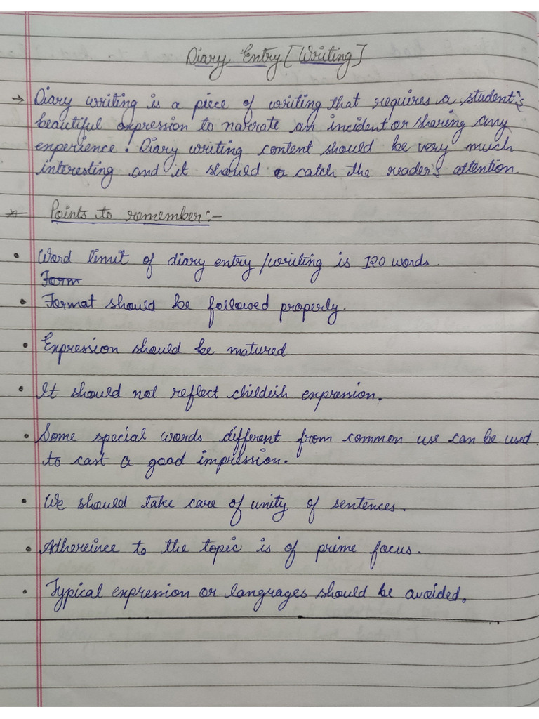 Diary Entry | PDF