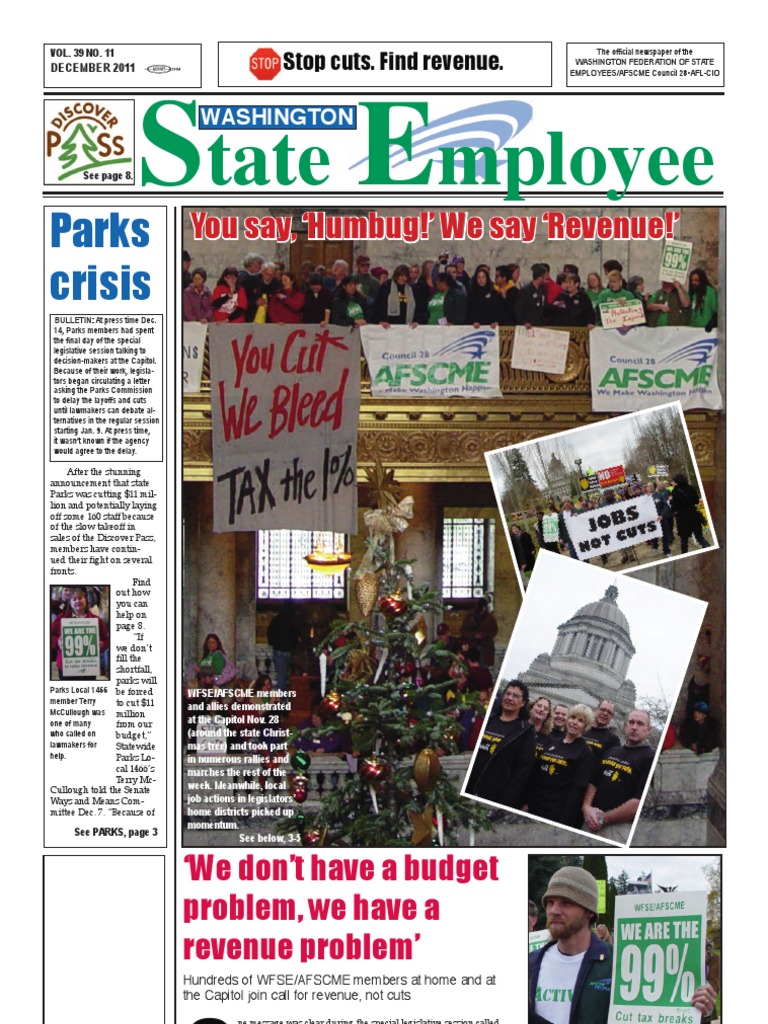 Washington State Employee, 12/2011 | PDF | Washington (State) | Employment