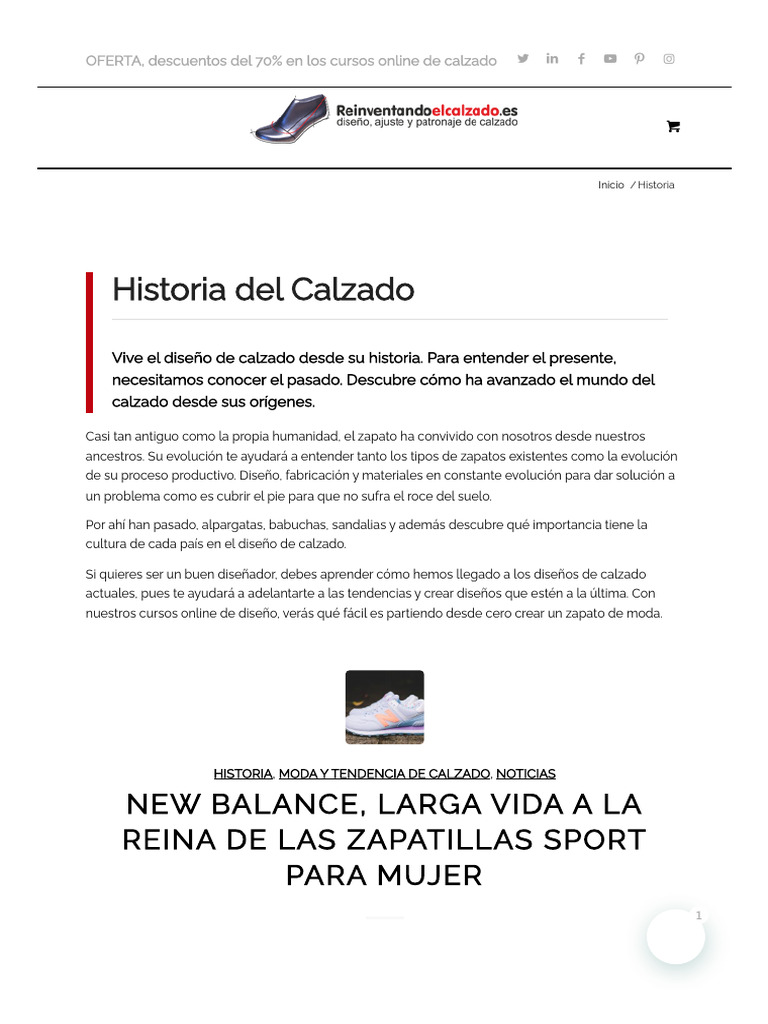 Historia del calzado. Conoce de forma breve la historia de los zapatos_ | PDF | Zapato | Moda
