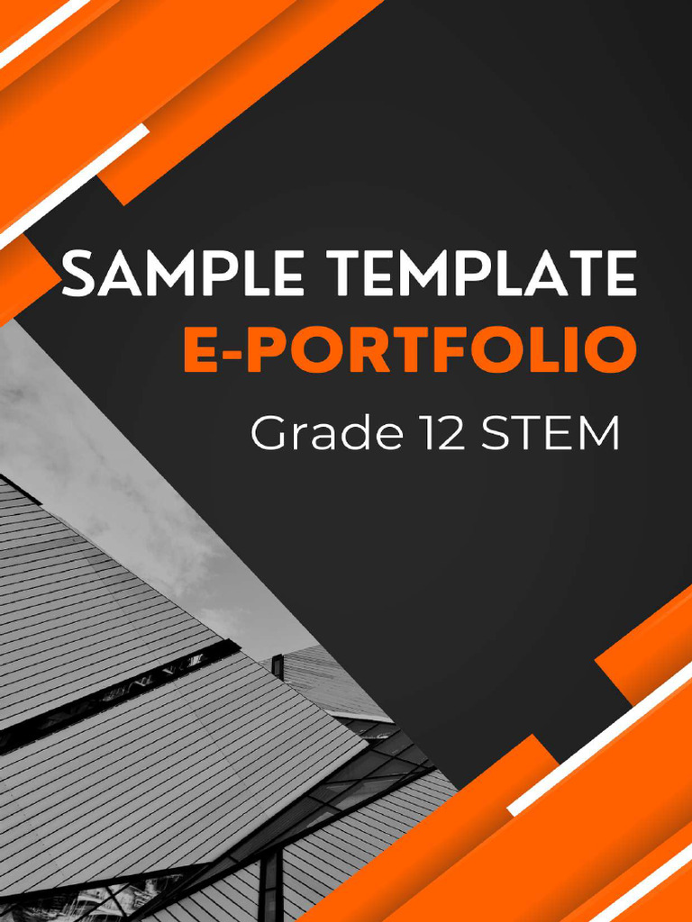 Ample Template For E Portfolio in EAPP For Grade 12 STEM | PDF