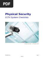 CCTV Maintenance Checklist Form - 15893 | PDF | Camera | Closed Circuit ...