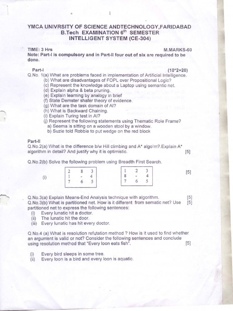35 intelligent system (ce-304) | PDF