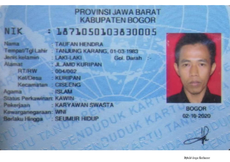 013.2023 16 Siti Maesaroh KTP Suami | PDF