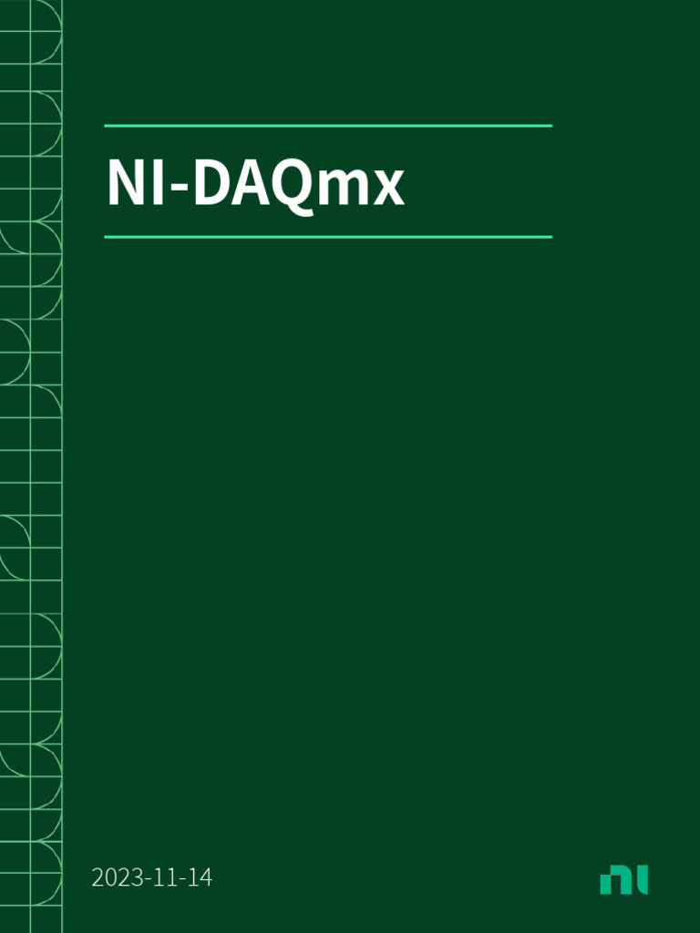 Ni Daqmx - 11 14 2023 | PDF | Input/Output | Filter (Signal Processing)