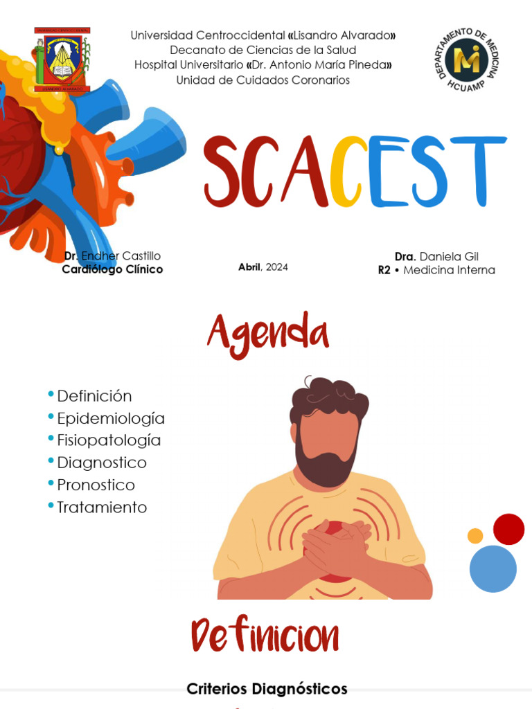 SCACEST | PDF | Infarto de miocardio | Medicina Interna