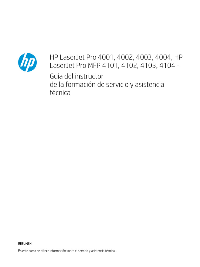 HP LaserJet Pro 4001, 4002, 4003, 4004, HP La | PDF | Mac OS ...