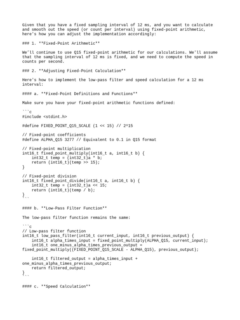 Fixed Point Arithmetic | PDF | Arithmetic | Mathematics Fixed Point Arithmetic | PDF | Arithmetic | Mathematics