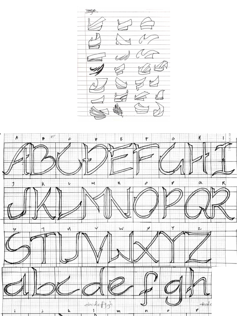 Typeface Design Process - Nor Khairunnisa | PDF