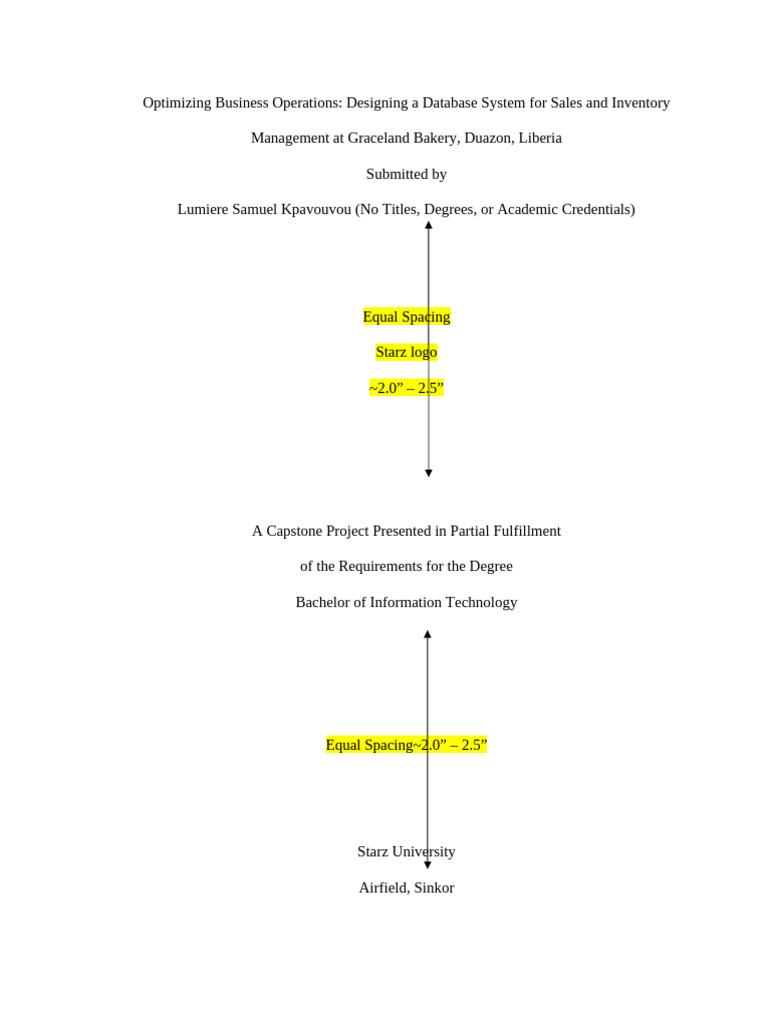 Lumiere Capstone 2024 | PDF | Databases | Inventory