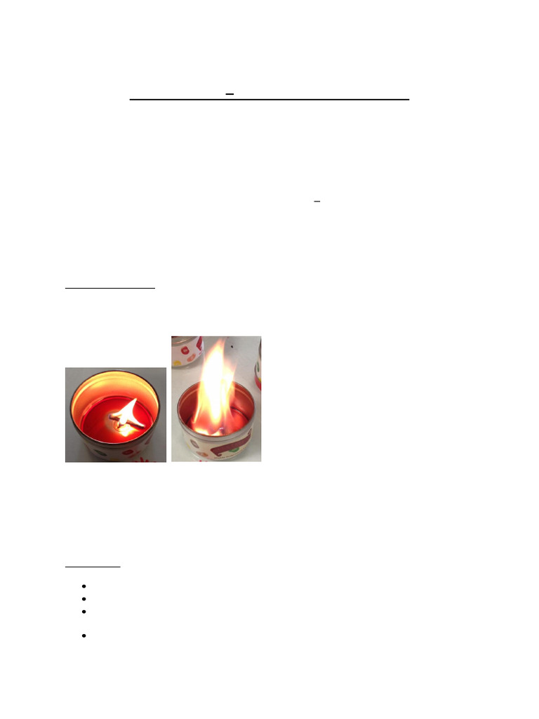 Candle Fires - Manufacturers | PDF | Candle | Fires