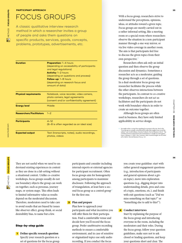 5b264978f792a3d87ca7ef79 Tisdd Method Ch05 08 Focus Groups | PDF ...