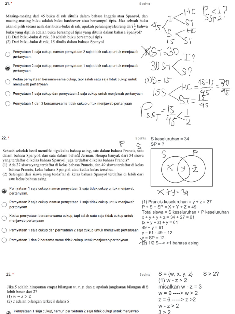 Amalia Fitry Baruna - Bahas Soal GForm GMAT Part 2 | PDF