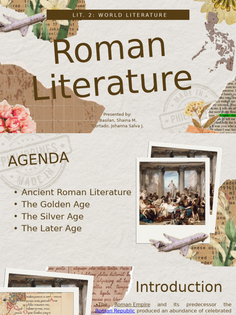 Roman Literature | PDF | Horace | Virgil