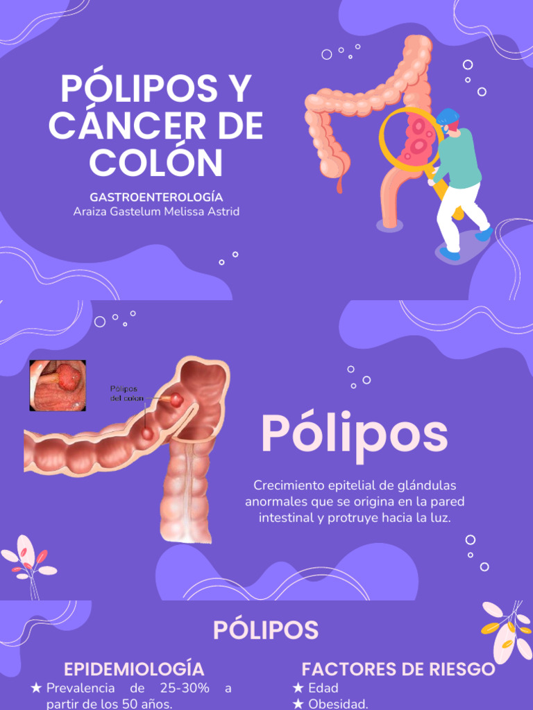 Pólipos y Cáncer de Colon: Guía Completa | PDF | Cáncer colonrectal ...