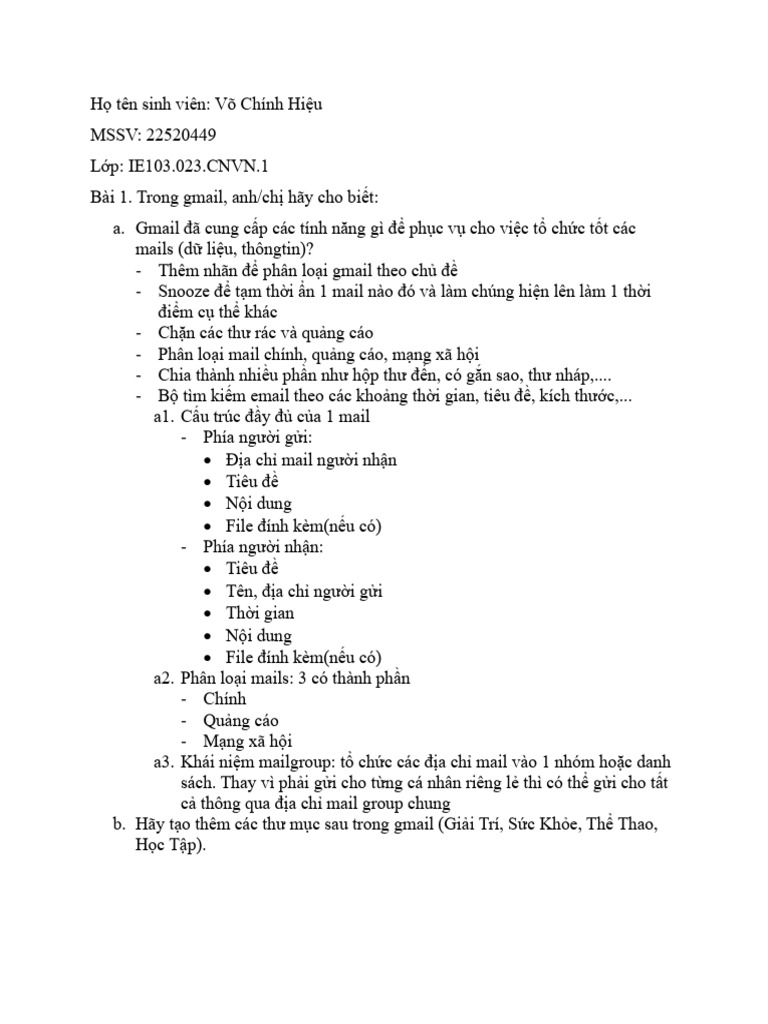 VoChinhHieu BTTH1 | PDF