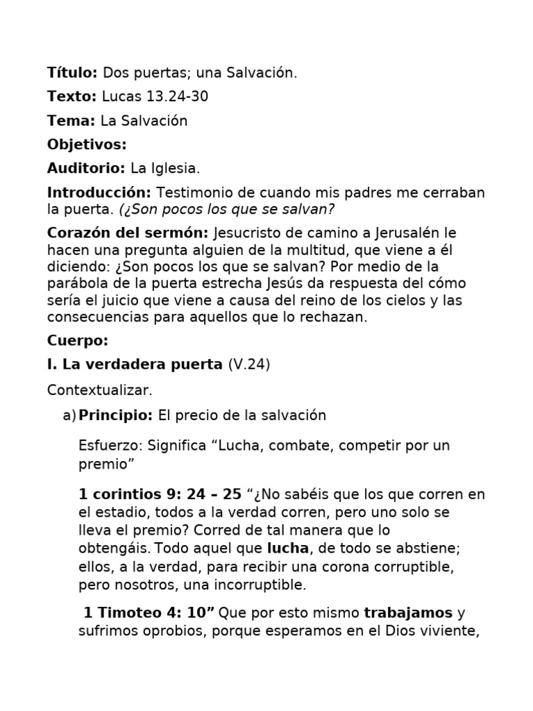 El Sendero de la Salvacion | PDF | Salvación | Cristo (título)