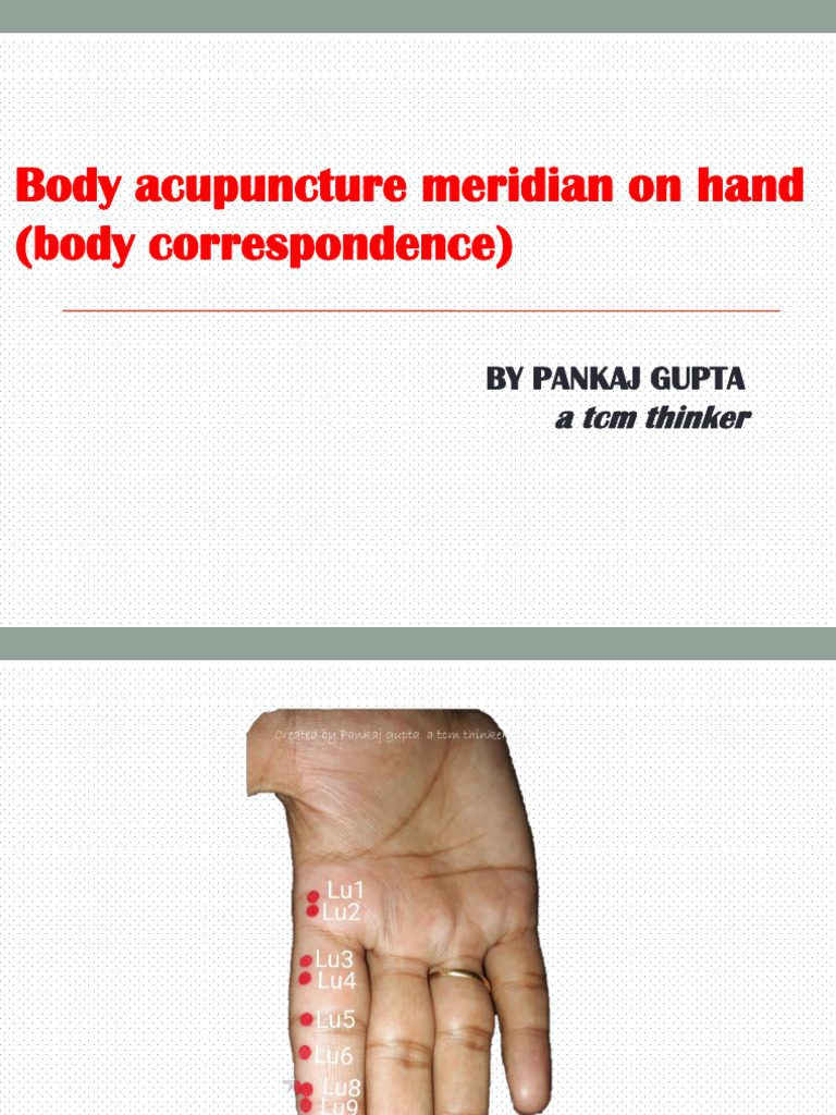 body meridian on hand | PDF