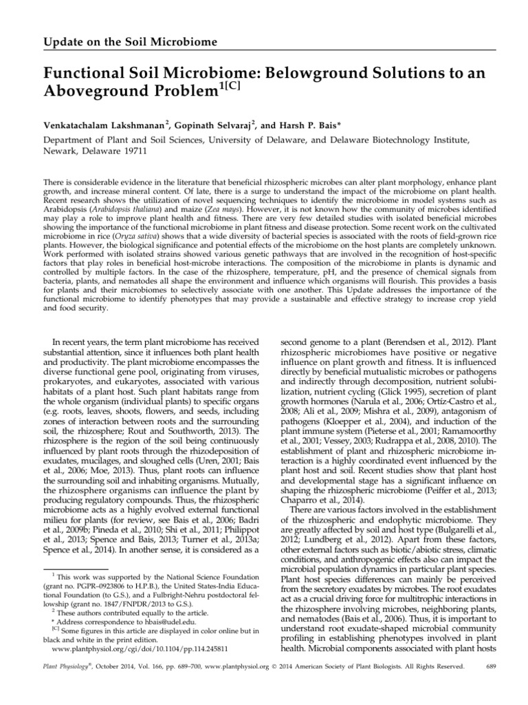 689.full | PDF | Root | Microorganism