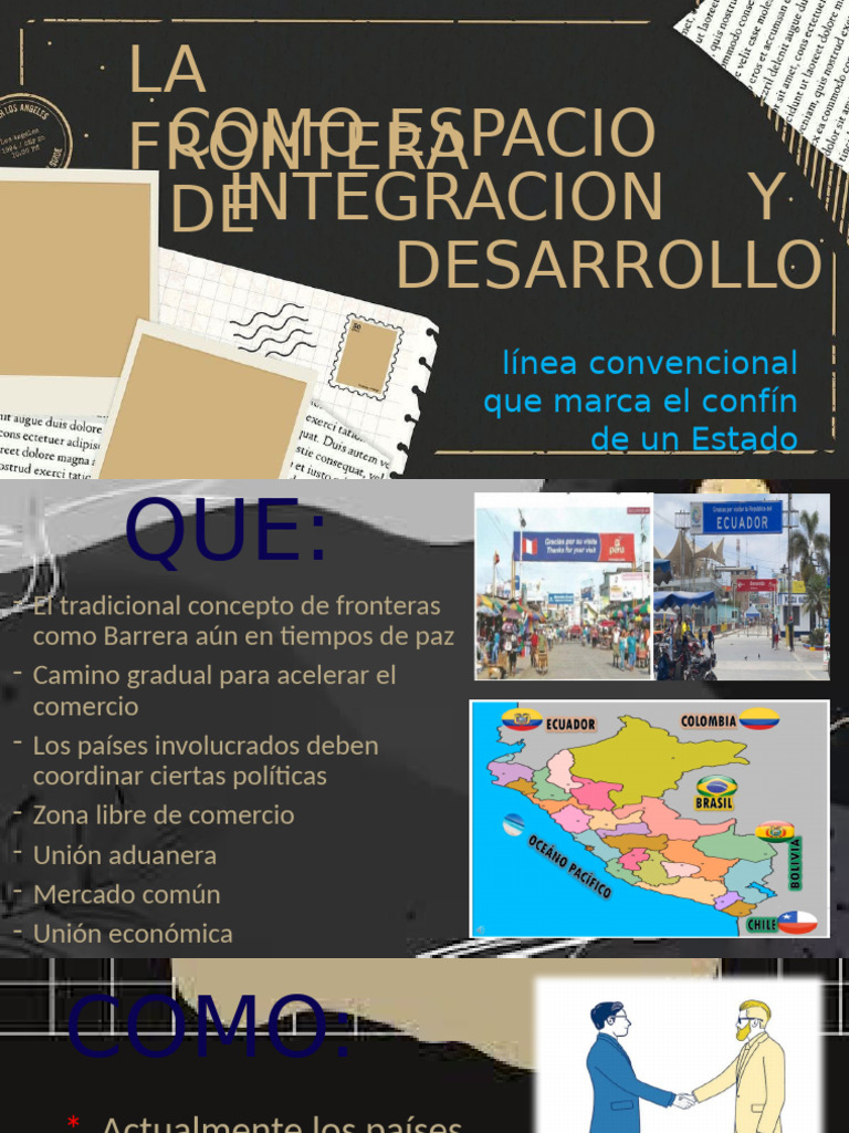5ta Expo La Frontera Como Espacio de Integracion y Desarrollo | PDF | Libre comercio | Comercio