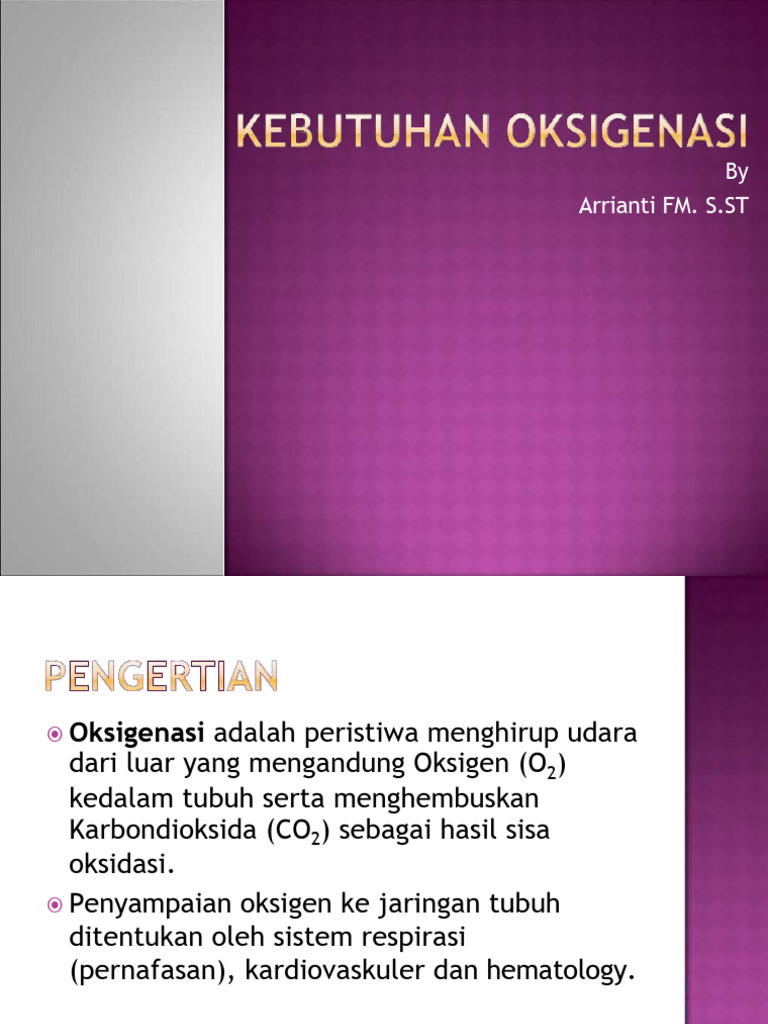 KDM Kebutuhan Oksigenasi | PDF