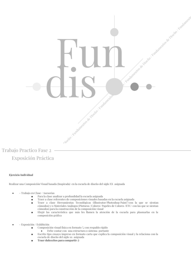 FunDis - Lanzamiento Trabajo Practico Fase 2 | PDF