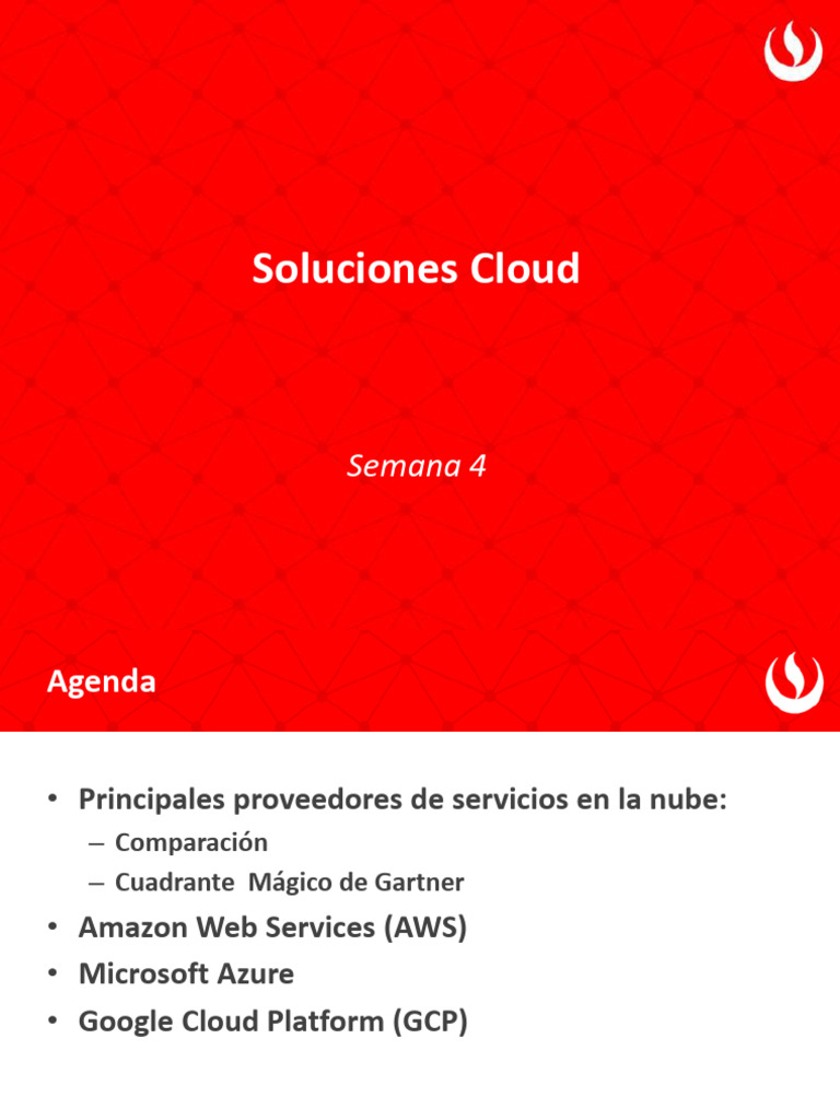 Sesión 4 - Principales Proveedores de Servicios en La Nube | PDF ...