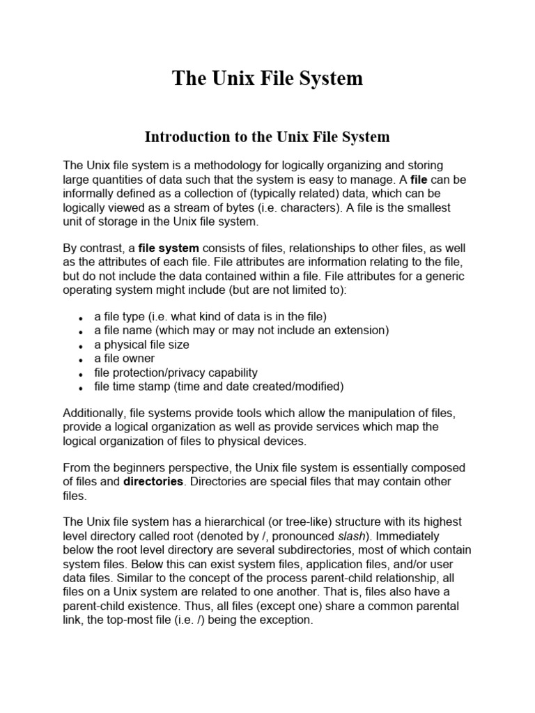 unit 02 | PDF | Computer File | File System