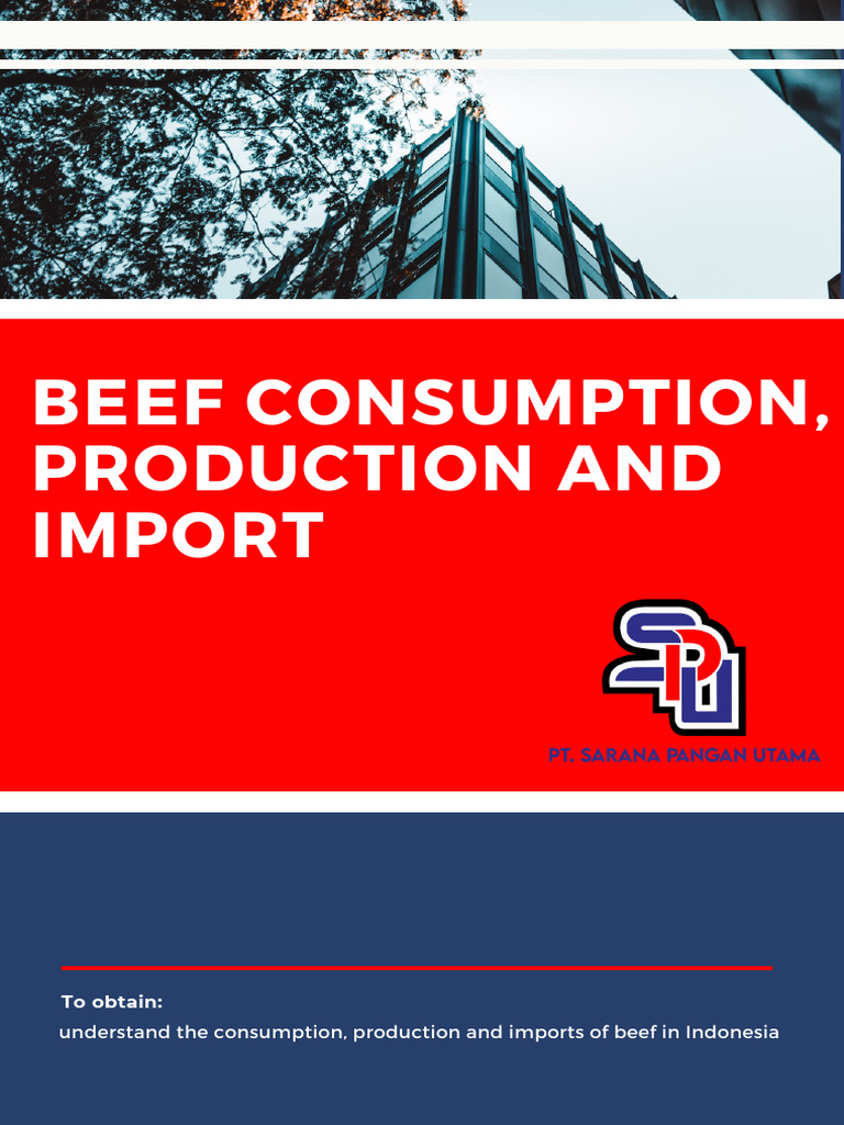 Indonesia Beef Production and Imports Analysis | PDF | Indonesia | Meat