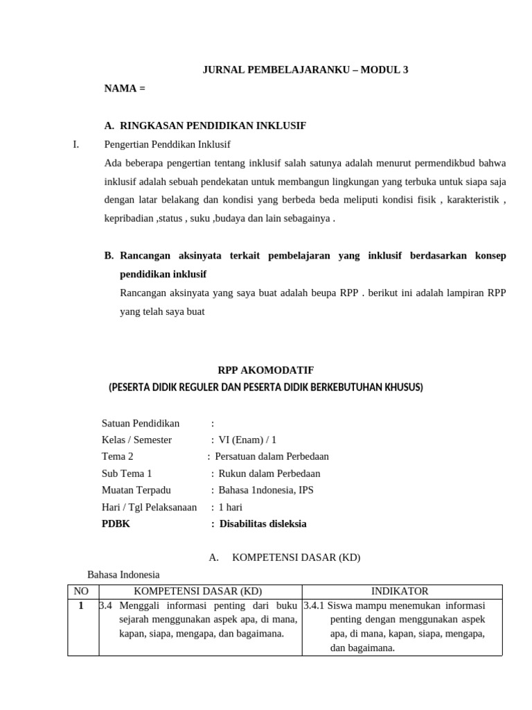 Jurnal Contoh Fix | PDF | Seni & Disiplin Bahasa