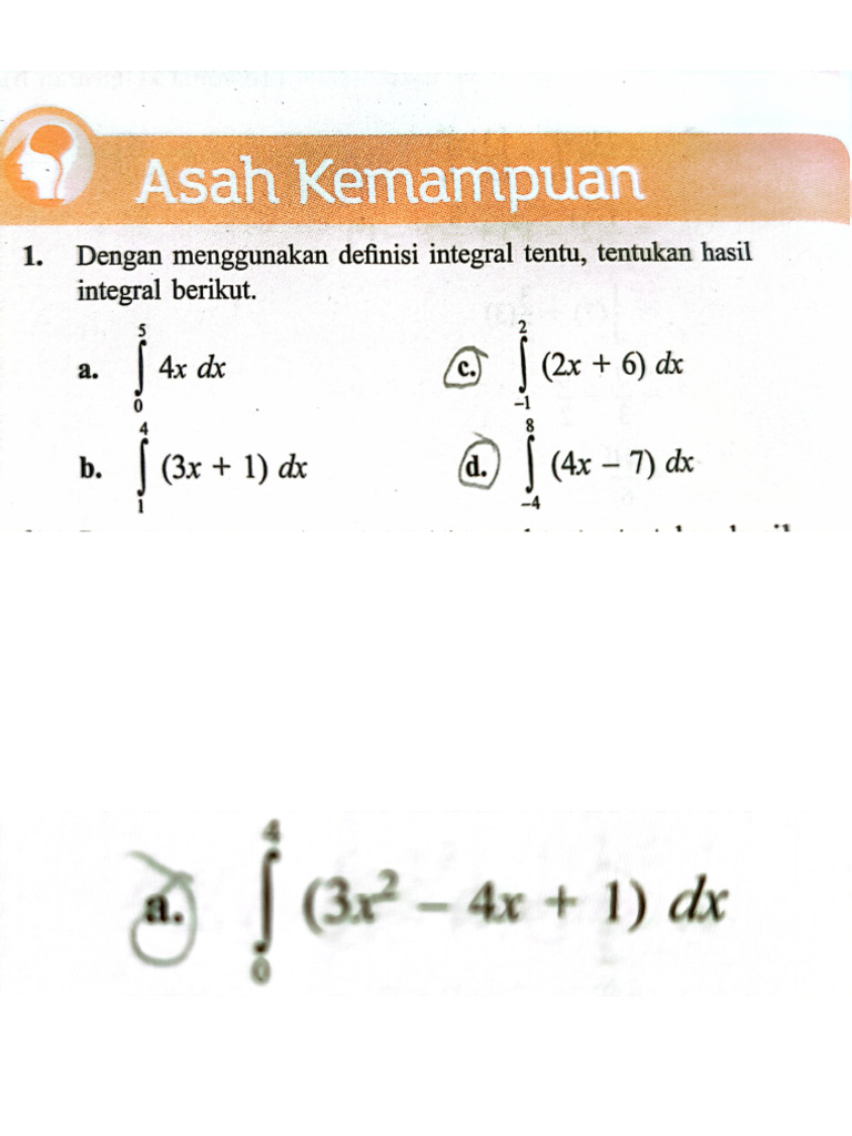 Soal Integral Tentu | PDF